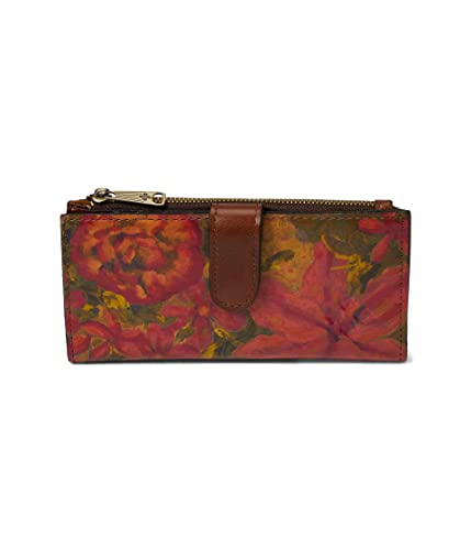 Patricia Nash Nazari Wallet Floral Oil Painting Print One Size