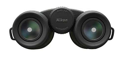 Nikon PROSTAFF P3 8x42 Binocular | Waterproof, fogproof, rubber-armored Full-Size Binocular, wide field of view & long eye relief | Official Nikon USA Model