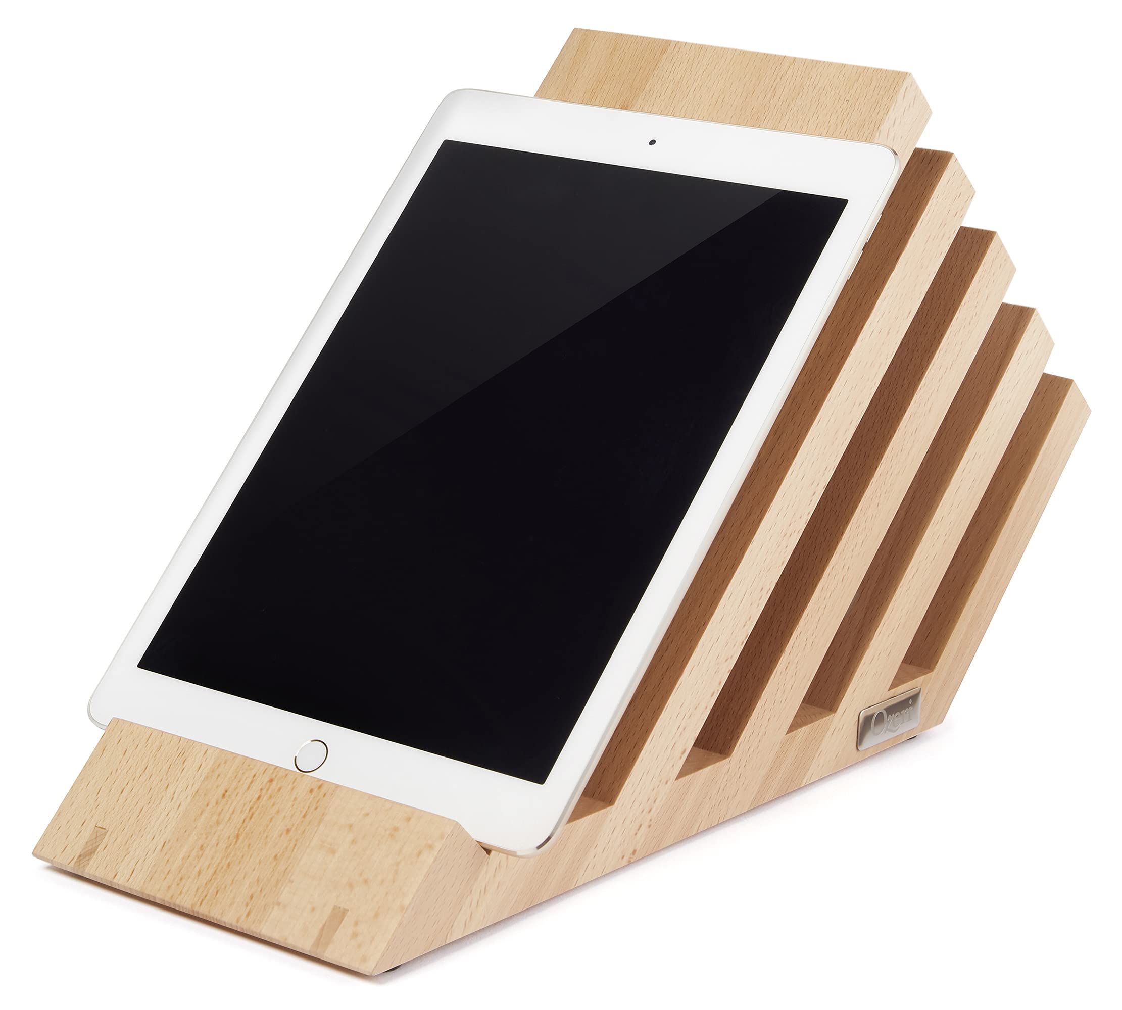 Ozeri Magnetic Knife Block and Tablet Holder, Made in Italy