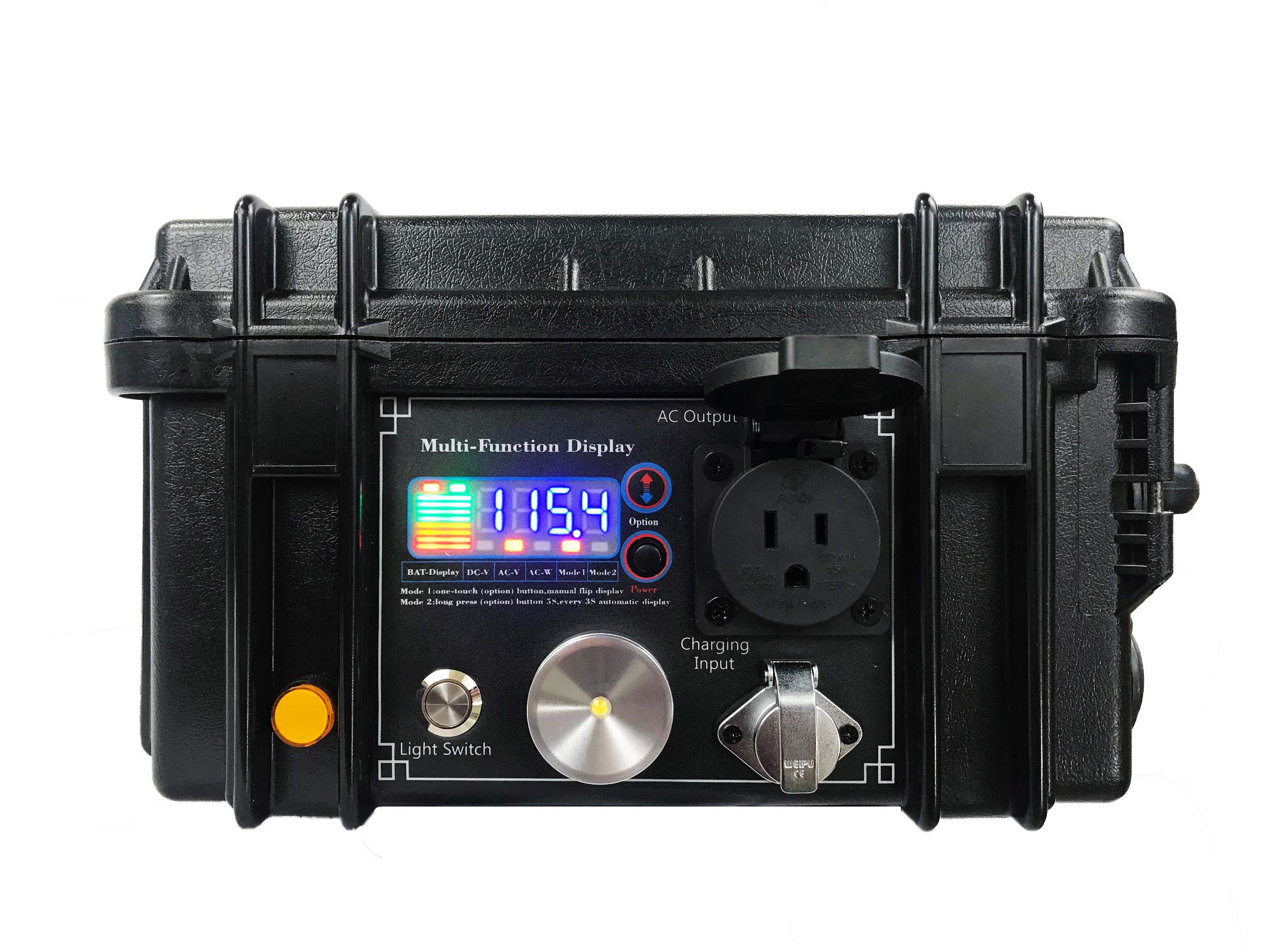 KYNG 2000Wh Solar Generator KIT Portable Power Station Back-Up Power Supply RV, Outdoors, Emergency, Camping, CPAP - High Powered 110V Output, 48V/40Ah Battery, DC 5V/2A DC 12V/3A
