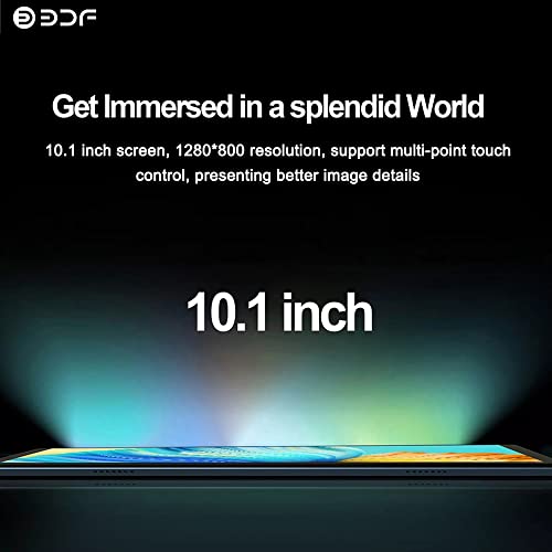 mewmewcat Tablet Computer, P30 10.1 inch Portable Tablet MTK6762 Processor 4GB+64GB Memory 1280 * 800 Resolution Android 11.0 System Rose Gold US Plug