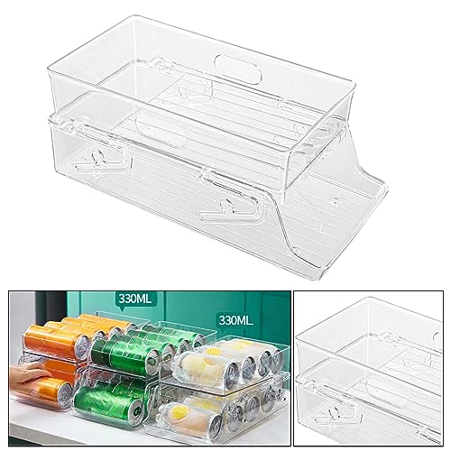Yajuyi Collapsible Can Organizer Drinks Beer Cans Storage for Pantry