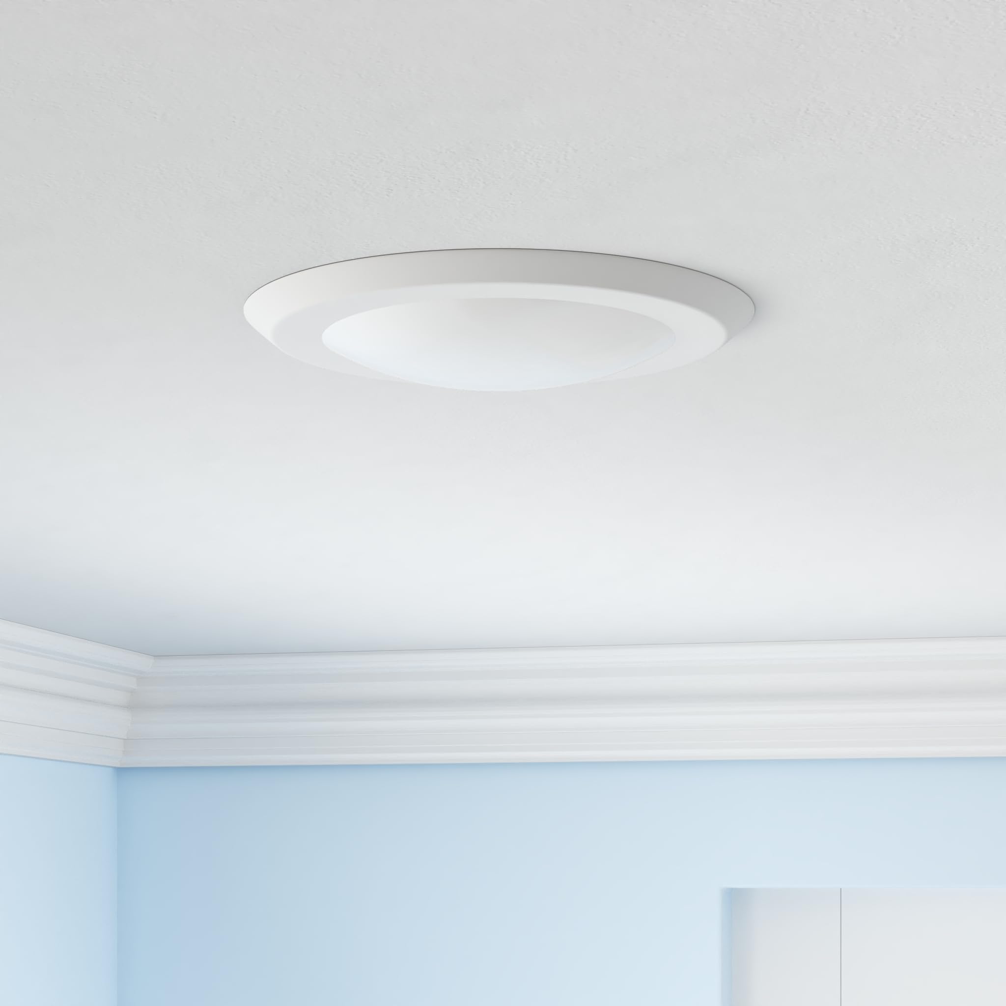 Sunco 96 Pack 5/6 Inch LED Disk Lights, Flush Mount Disc Recessed Ceiling Can Lighting, 1050 LM, 5000K Daylight, Dimmable, 15W=75W, Damp Rated ETL