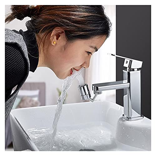 RTYUIE Universal Splash-Proof Filter Faucet Nozzle Washbasin Faucet Extender Adapter Bathroom Kitchen Tap Water Water-Saving Nozzle Sprayer Easy to Install and Smooth Water Out