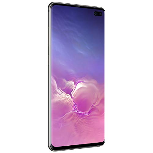 Samsung Galaxy S10+ Factory Unlocked Android Cell Phone | US Version | 1TB of Storage | Fingerprint ID and Facial Recognition | Long-Lasting Battery | Ceramic Black