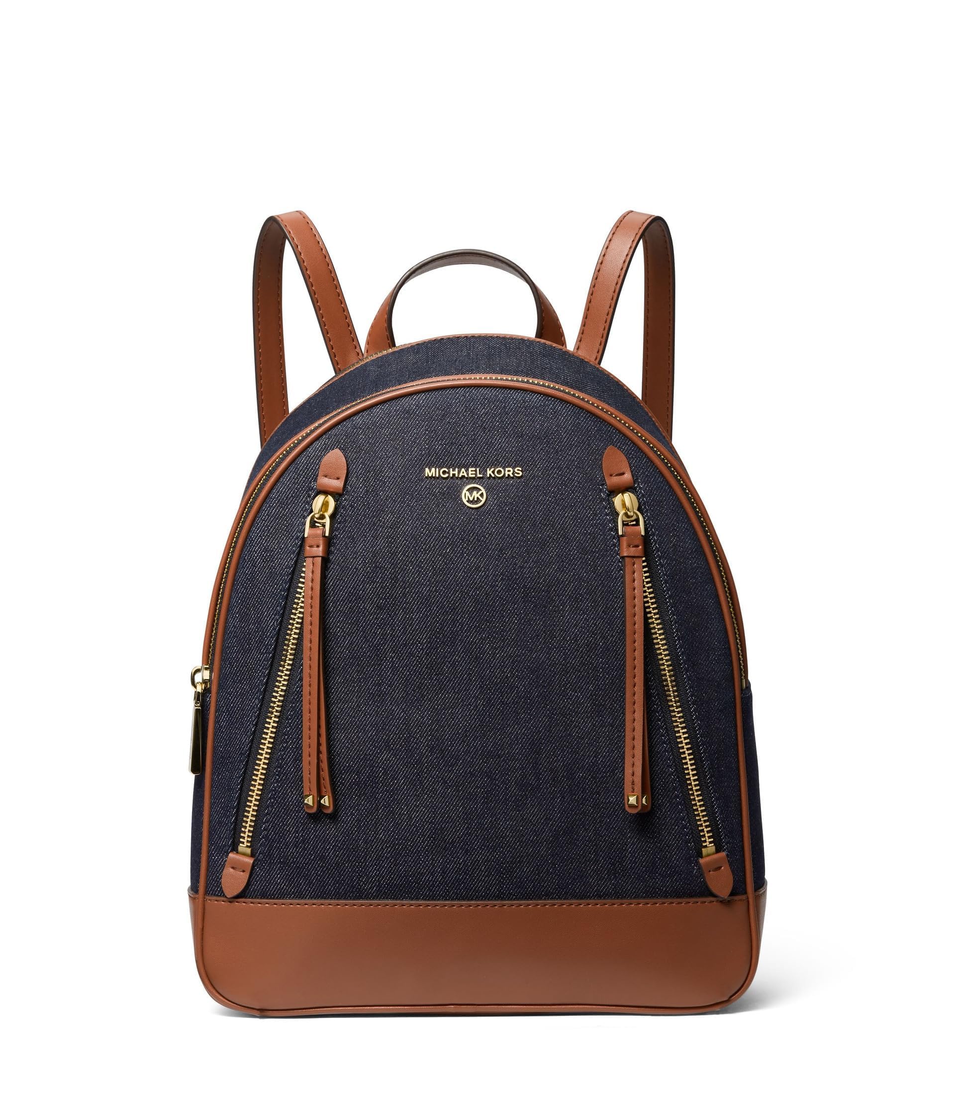 Michael Kors Brooklyn Medium Backpack Dark Denim Multi One Size