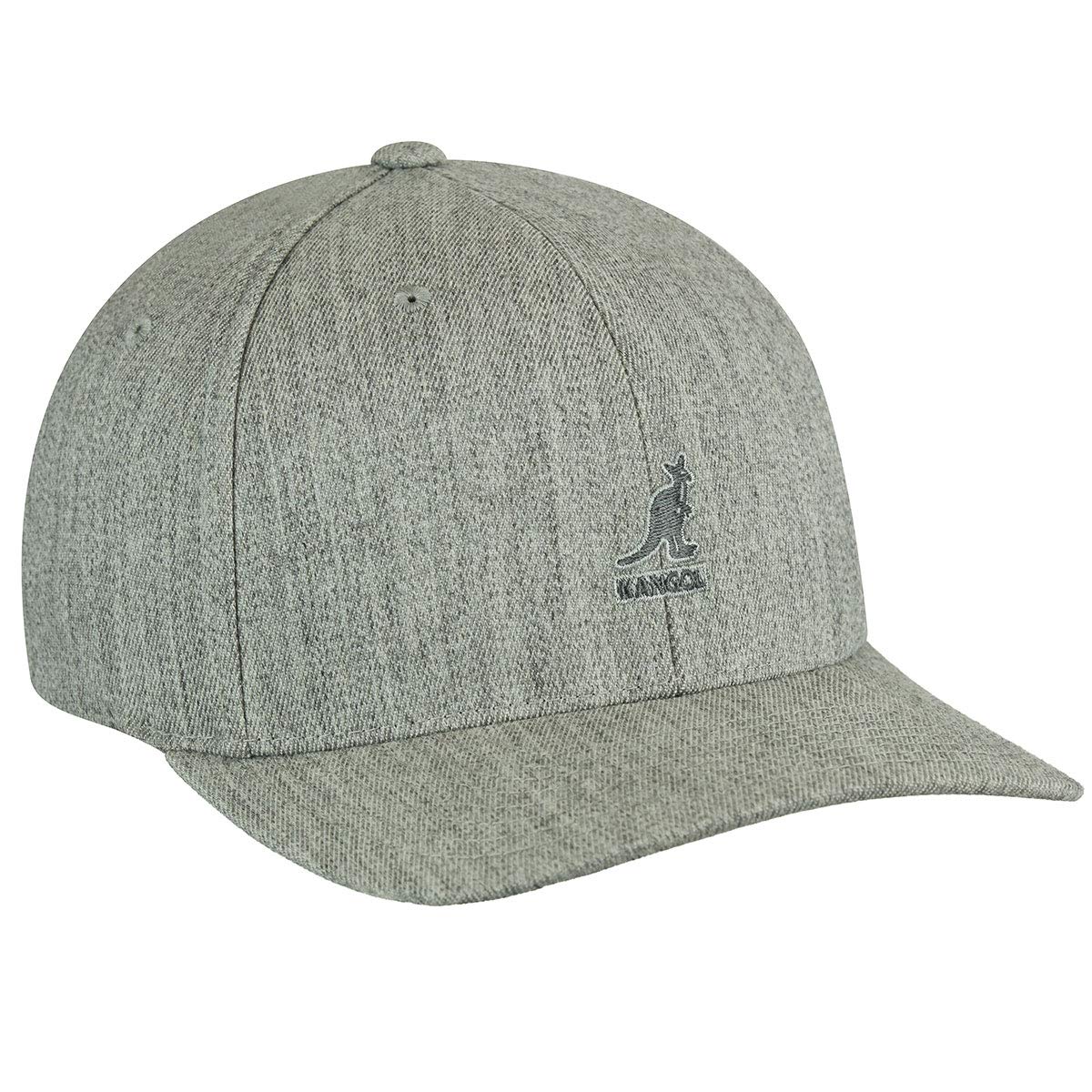 Kangol Wool Flexfit Baseball Hat for Men and Women, Small-Medium, Flannel
