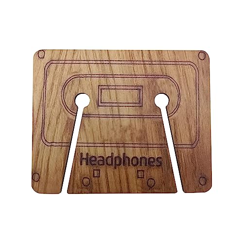 Wood Wrap Holder for Earphones/Headphone Cable