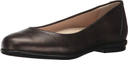 SAS Women's Scenic Ballet Flat Bronze Leather 8 M