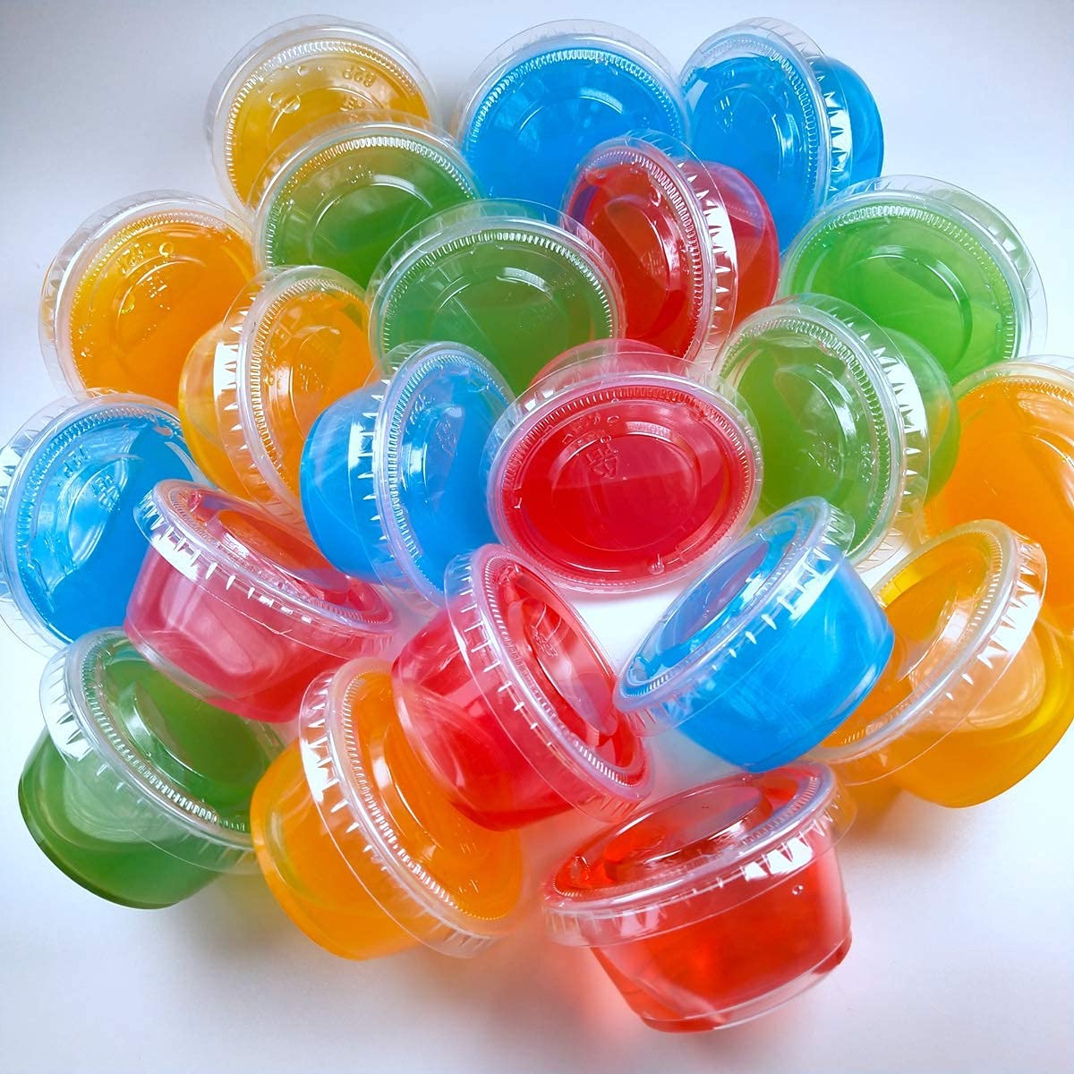 Plastic Food Storage Containers 2oz-100sets+32oz-24sets