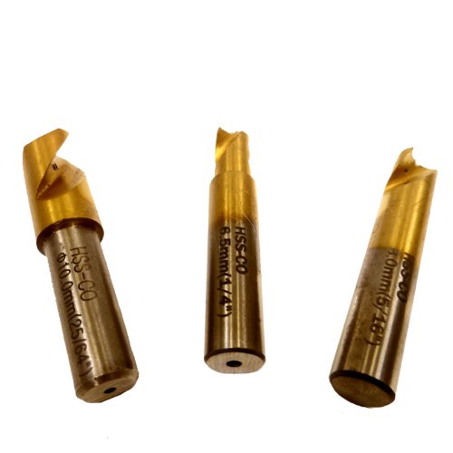 Spot Weld Drill Bit Set Spot Welder Bit Cutter Welding Spot Removal HSCO Bits (1/4β, 5/16β, 3/8β Titanium Bits)