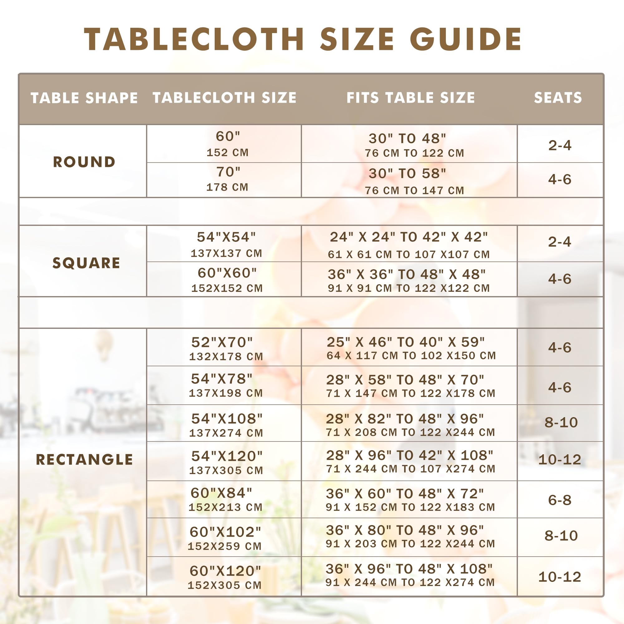 Nasitos 2 Pack Square Table Cloth Protector 60x60 Inch-Plastic Decorative Tablecloth, PVC Washable Wipeable Spill & Waterproof Splashproof Small Table Cloth for Card Table, Dining, Indoor&Outdoor