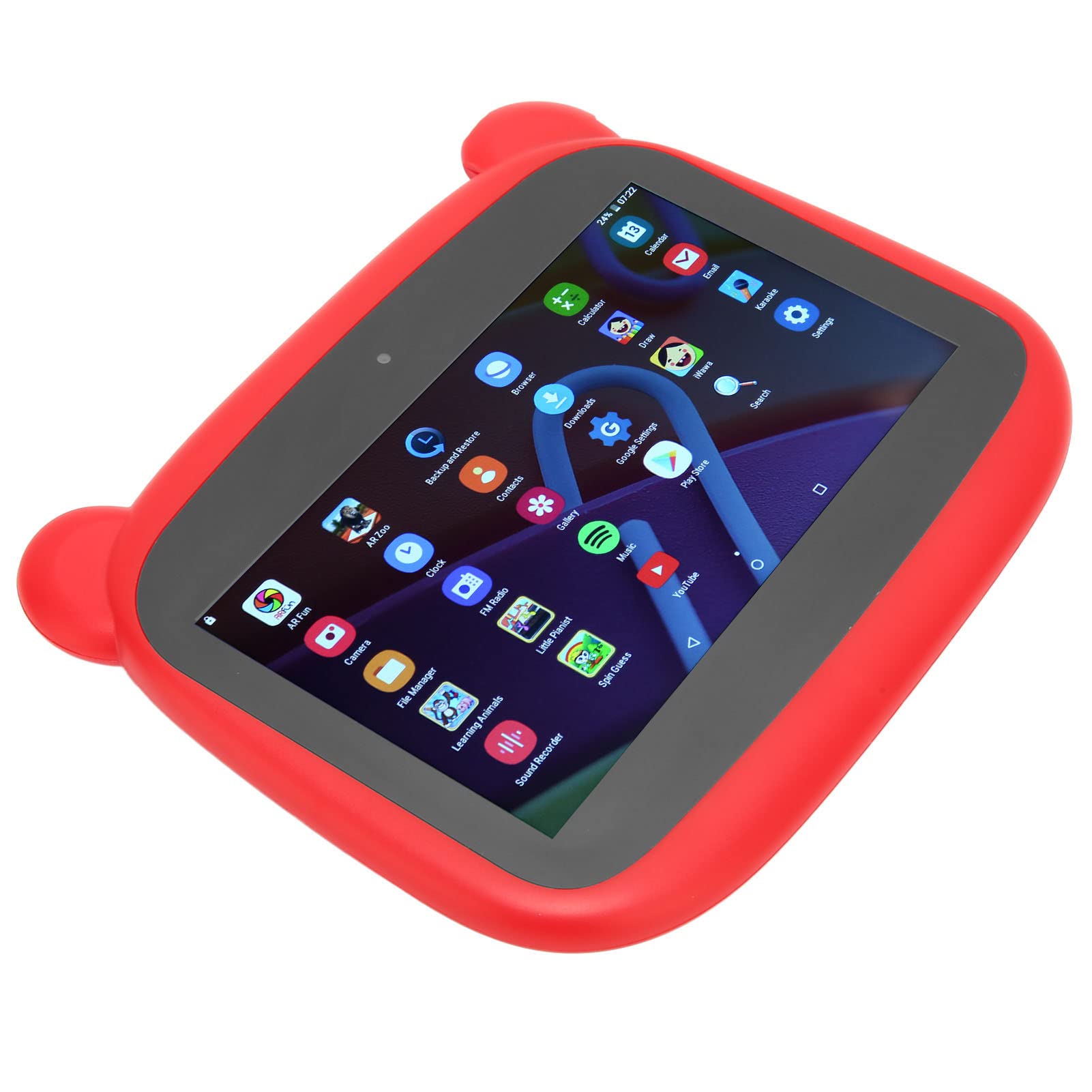 MAVIS LAVEN Kids Tablet, US Plug 100β240V Dual Camera Octa Core 5000mAh HD Tablet for Ebook (US Plug)