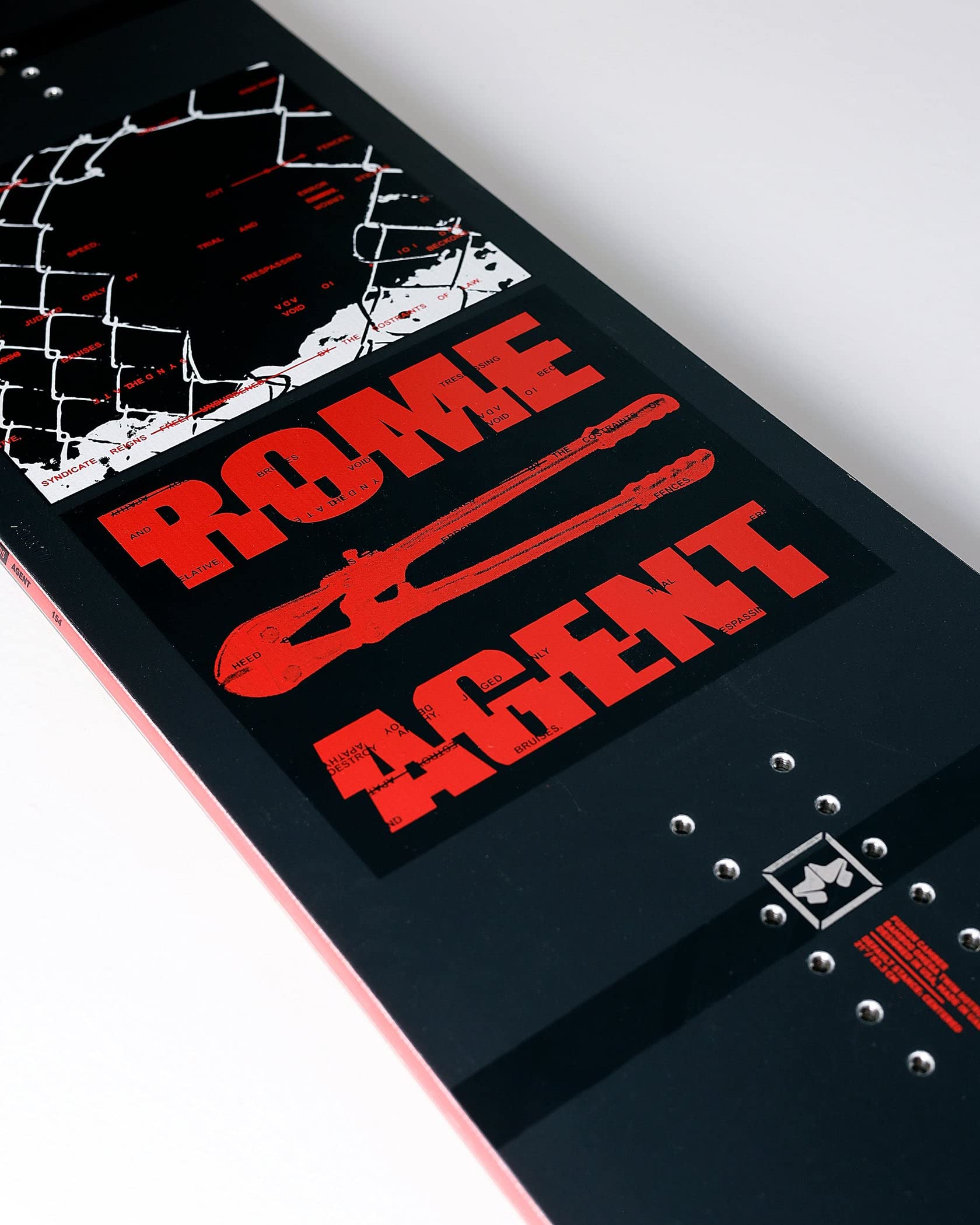 Rome Mens Agent True Twin Snowboard - 2022/2023 20th Anniversary Size 154cm
