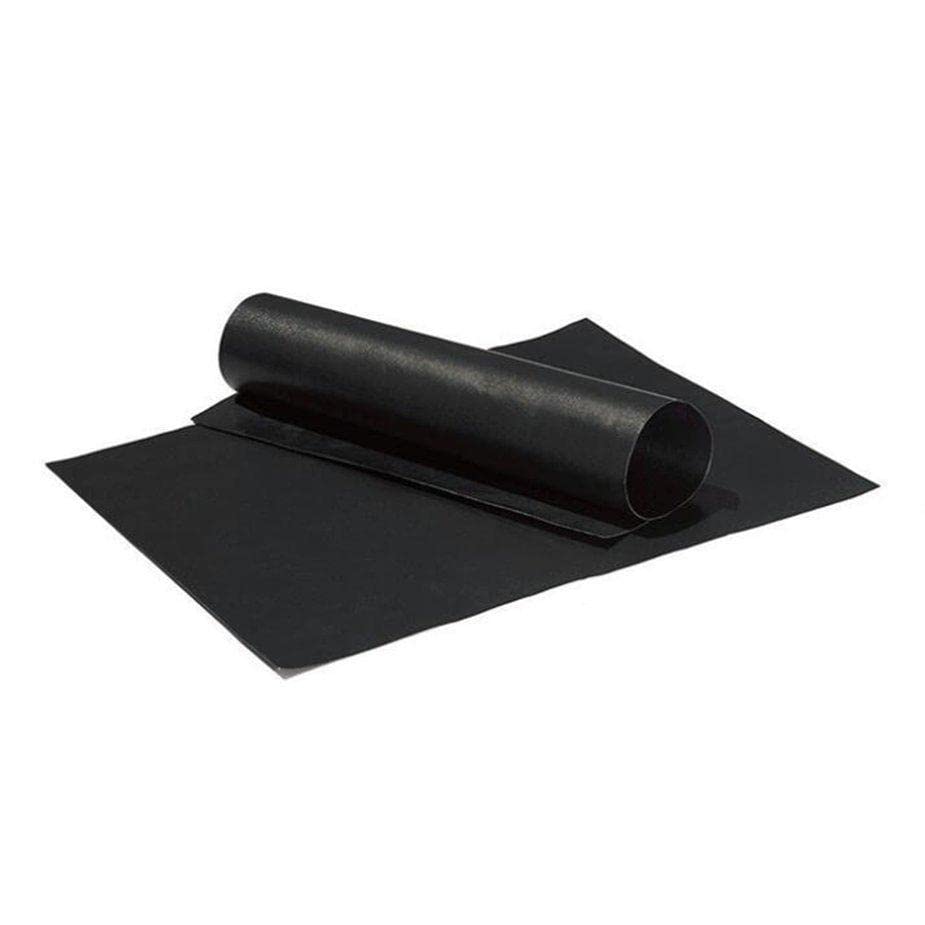 Oven Liner BBQ Grill Mat 40x33cm Non Stick Barbecue Baking Mats Reusable Teflon Oven Liner Sheets Baking on Gas Charcoal Electric Oven Black (2)
