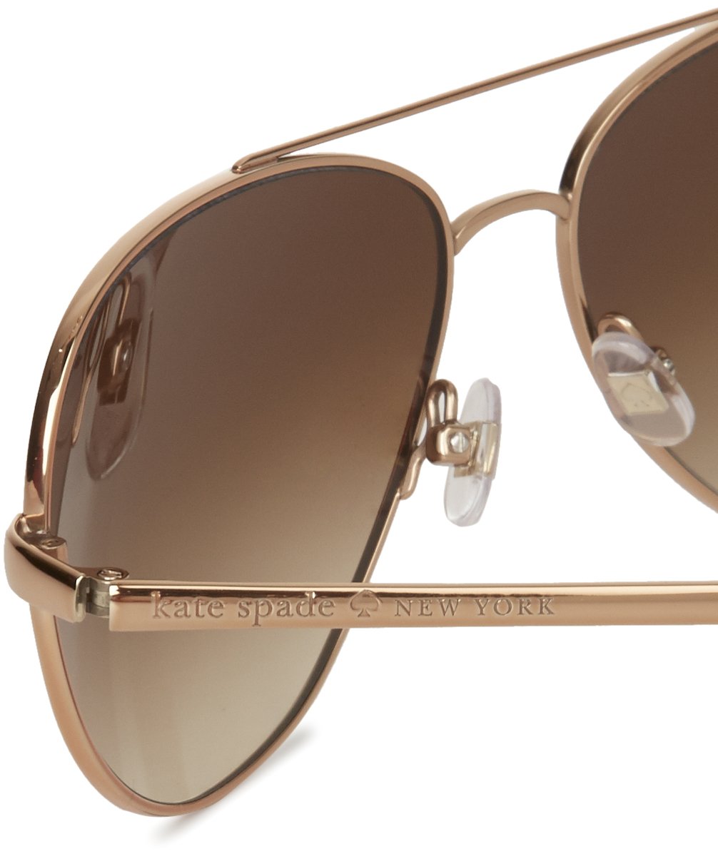 Kate Spade Avaline/S Sunglasses - 0AU2 Rose Gold (Y6 Brown Gradient Lens) - 58mm