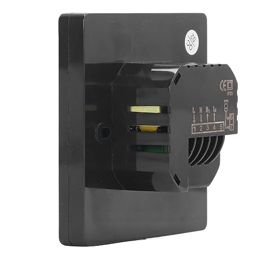 LCD Display Thermostat, Digital Thermostat NTC Temperature Sensor Low Consumption IP20 Protection AC90β240V Versatile for Floor Heating (K2MRH3A WiFi)