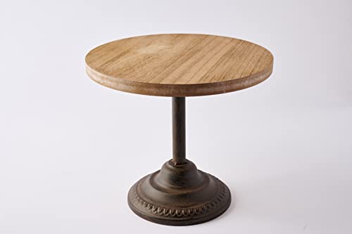 Mud Pie Wood and Iron Adjustable Server, 11" x 10", Small