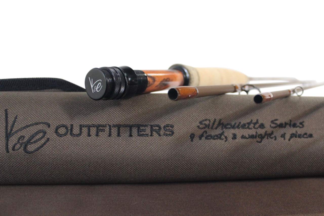K&E Outfitters Silhouette Series Fly Fishing Rod (3 weight)