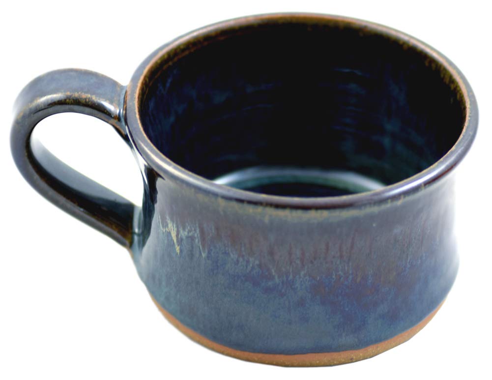 Modern Artisans American Made Stoneware Pottery 20-oz. Chowder/Soup Mug in Midnight Blue
