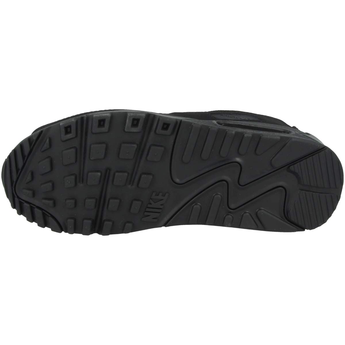 NIKE Women's Race Running Shoe, Black Black Black White, 7.5