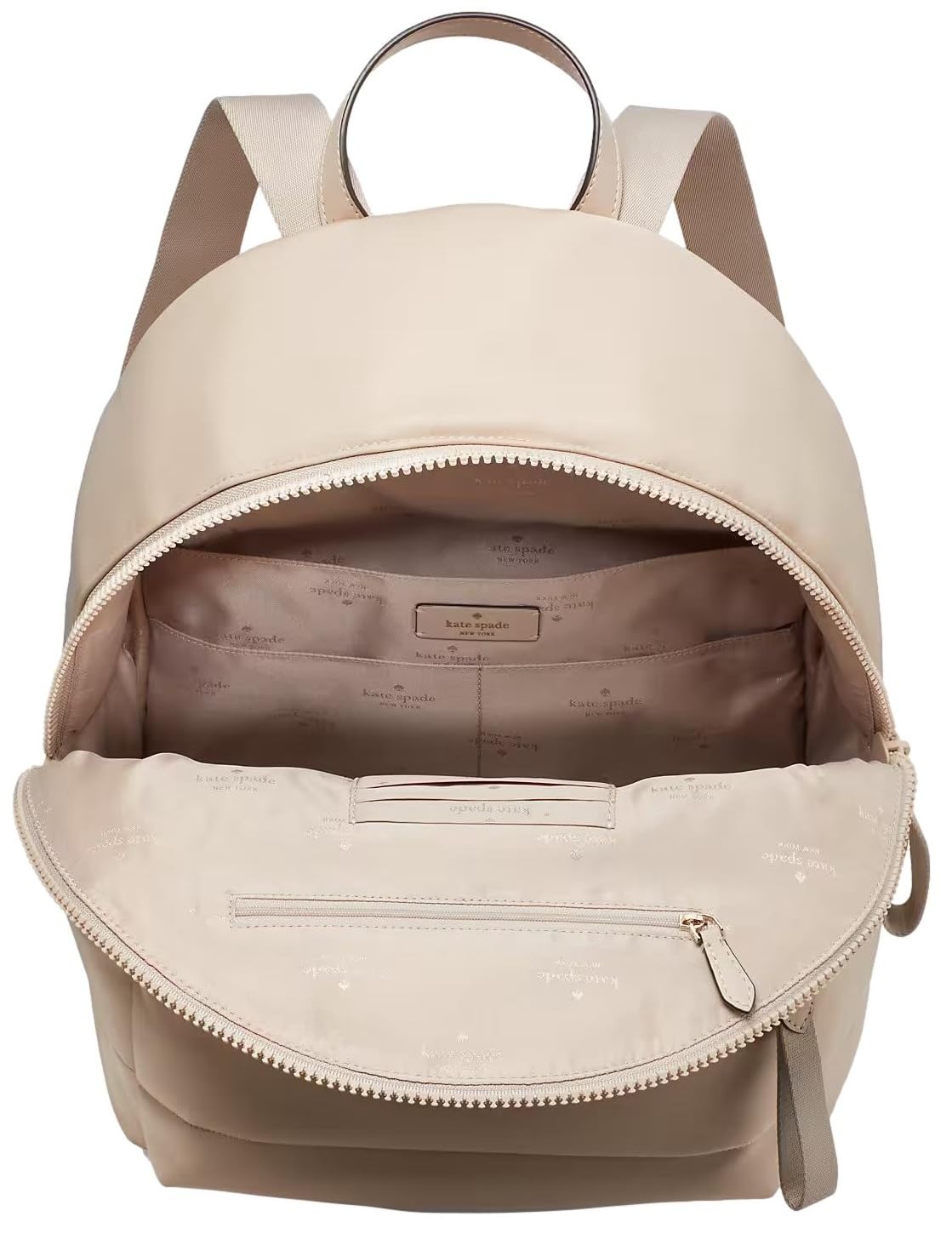 Kate Spade New York Women's Ella Ksnyl Puffy Backpack, Candied Pink