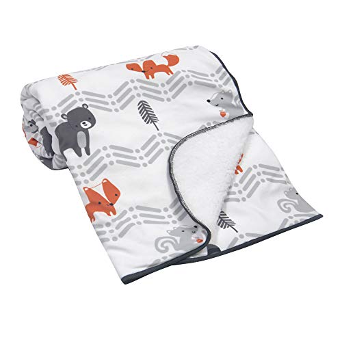 Lambs & Ivy Blue 5-Piece Baby Gift Basket for Baby Shower/Newborn Welcome Home