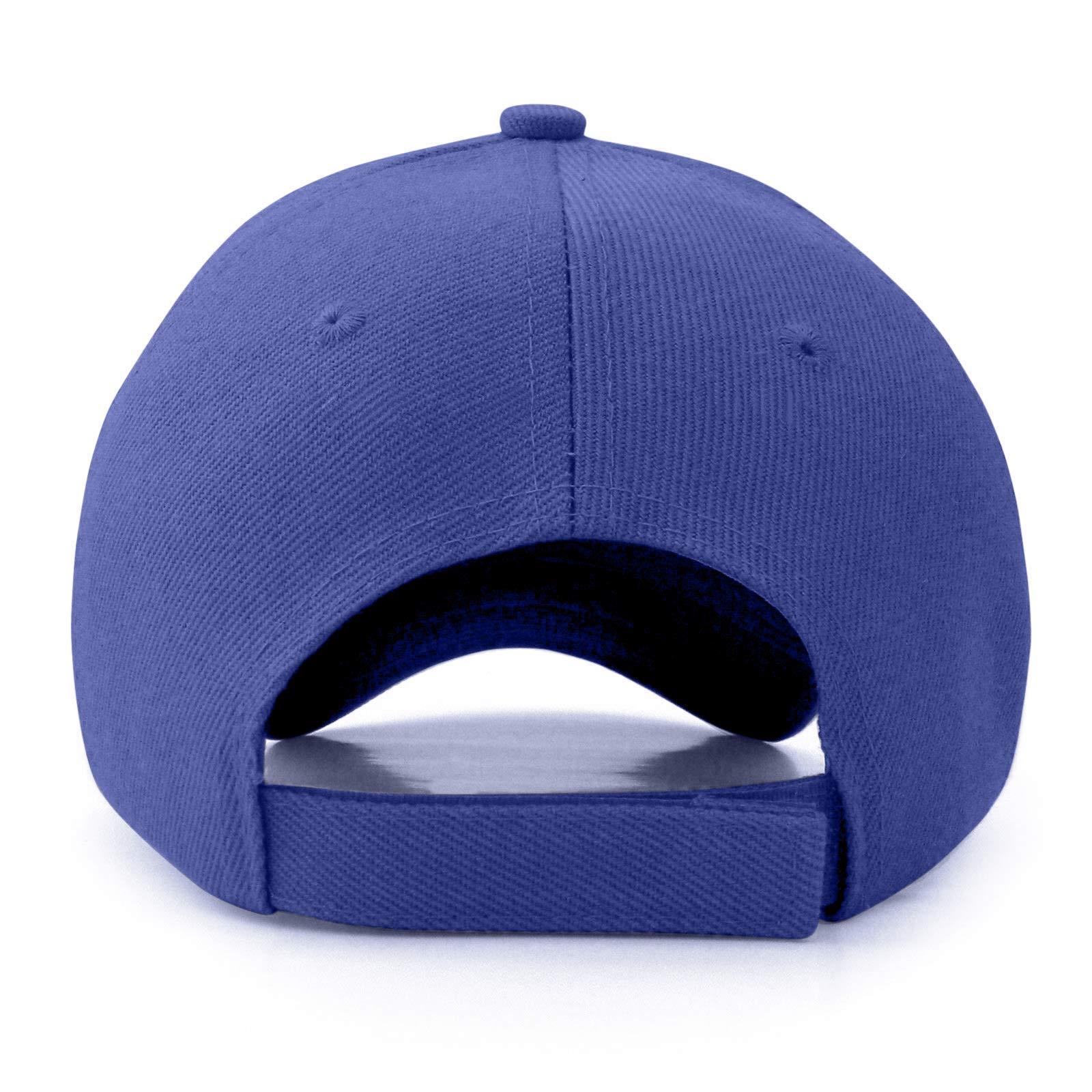 Kangora Plain Baseball Cap Adjustable Men Women Unisex | Classic 6-Panel Hat | Outdoor Sports Wear (20+Colors) (Blue)