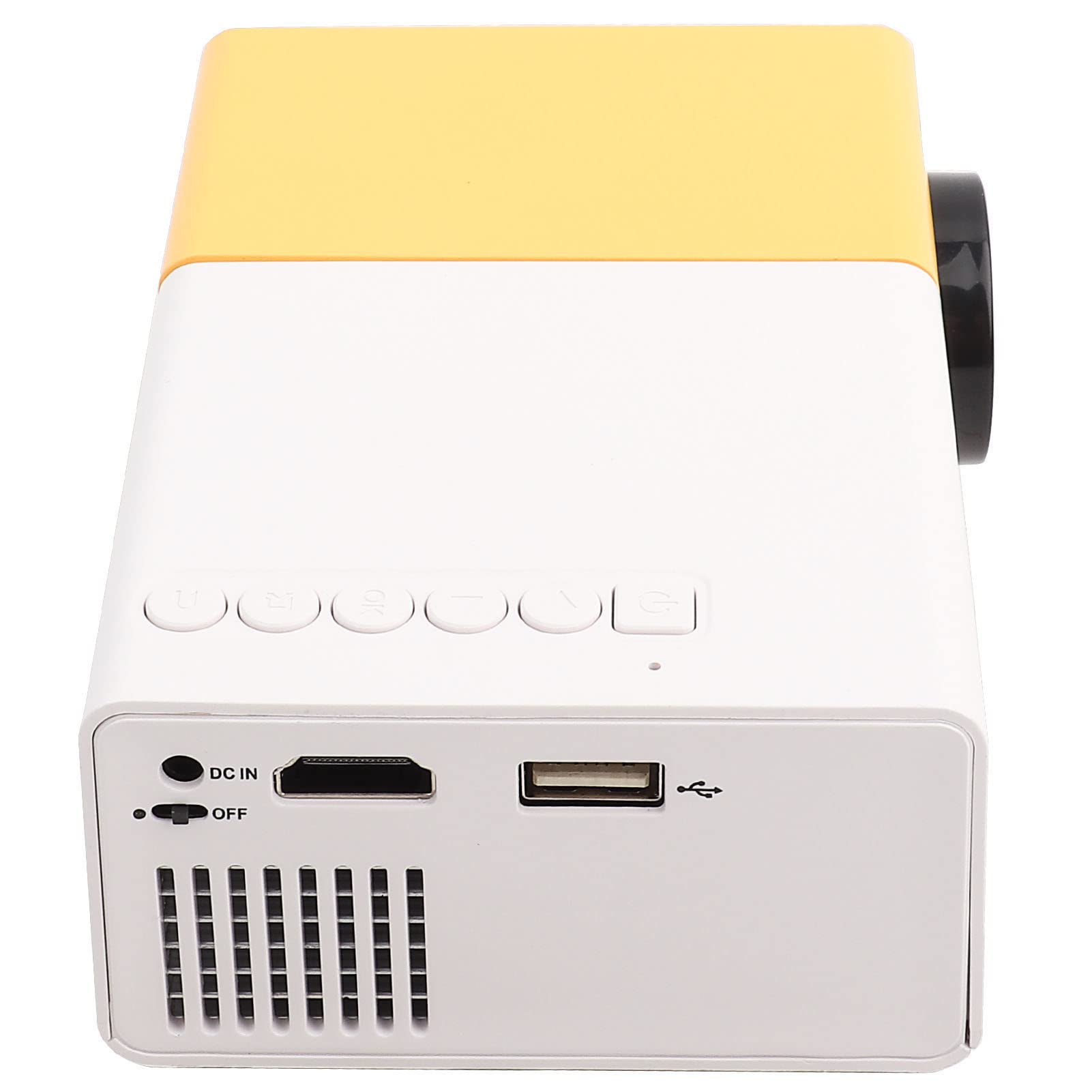 Mini LED Projector, Mini Home Theater Projector Portable LED Projector HD Support VGA AV USB Multimedia Player for Outdoor Recreation, Entertainment Venues