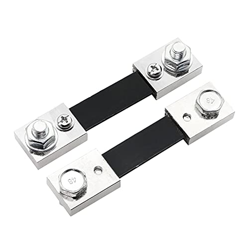 RIIEYOCA 100A 75mV Ammeter shunt,DC Current Shunt Resistor for Digital Ammeter Analog Meter