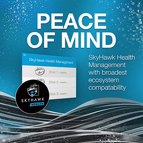 Seagate SkyHawk 3TB Surveillance Hard SATA 6Gb/s 256MB Cache 3.5-Inch Internal Drive-Frustration Free Packaging (ST3000VX009), 2 gal