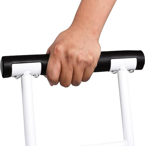 Vaunn Medical Bathroom Adjustable Height Toilet Rail Grab Bar and Commode Safety Frame Handle