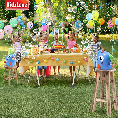 Kidzlane Bubble Maker Machine for Kids - Big Bubbles Speed Blower for Toddler's Outdoor Party Play - Makes 500 to 1000 per Minute (Bubble Dolphin)