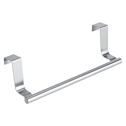 XIASABA Cabinet Drawer Towel Hanging Rack Storage Over Door Hanger Kitchen Bathroom (Short Type)