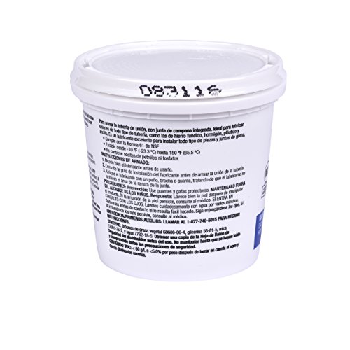 Oatey 30600 Lubricant, for Rubber Gaskets, 32-Ounce, 32 oz, Amber, 32 Ounce