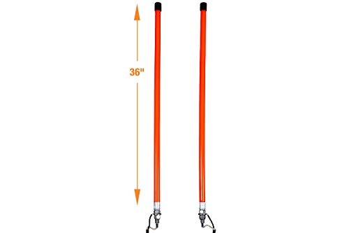 SaltDogg 1308136 36 Inch Illuminated LED Snow Plow Guides, Snow Plow Blade Markers for High Visibility