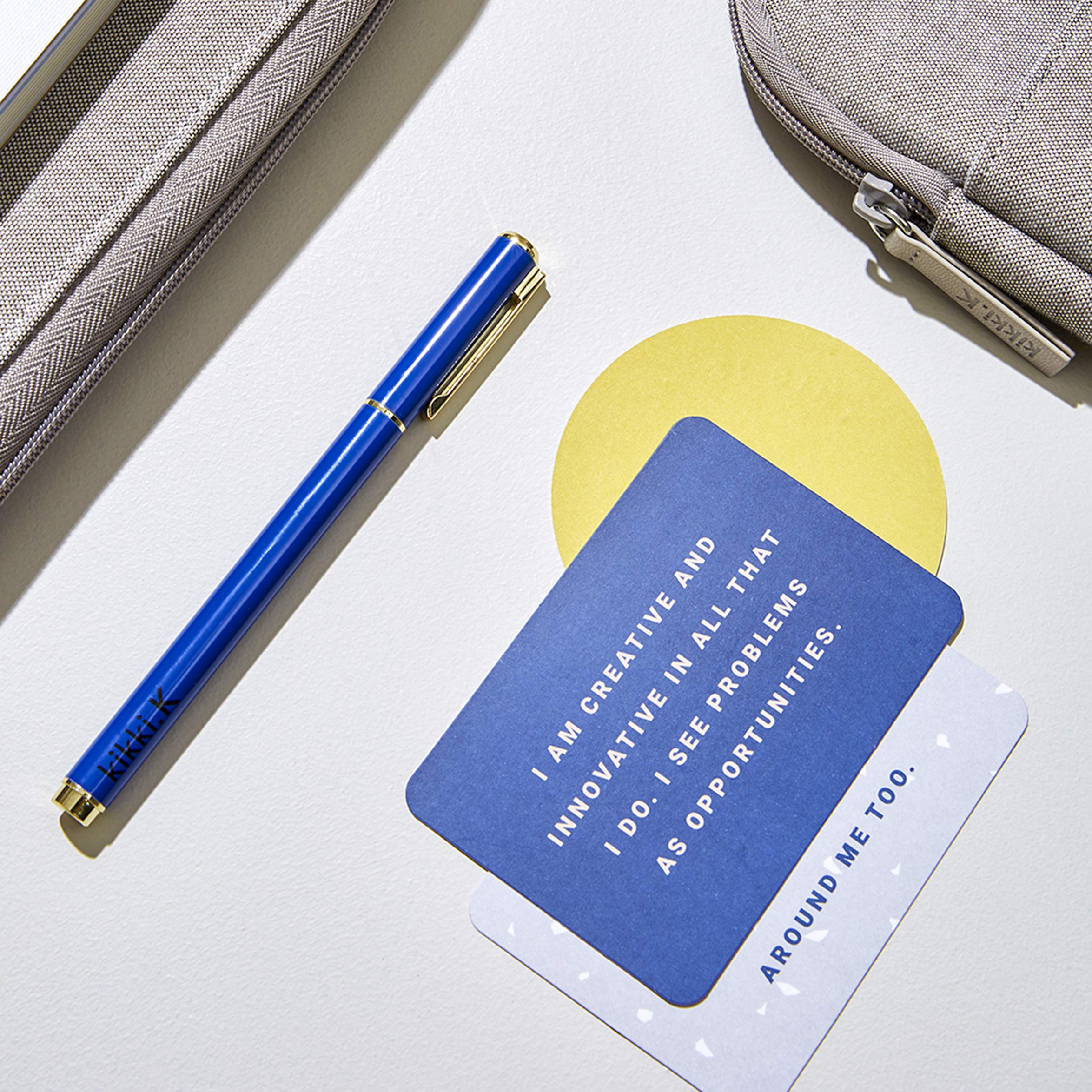 Kikki.K METAL ROLLERBALL PEN ESSENTIALS RANGE COBALT BLUE, 11520301