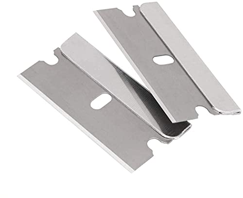 Veltec Standard #9 Single Edge Industrial Razor Blades, Box of 100, Cuts Boxes and Cords, Removes Paint, Labels and Decals (VB009)