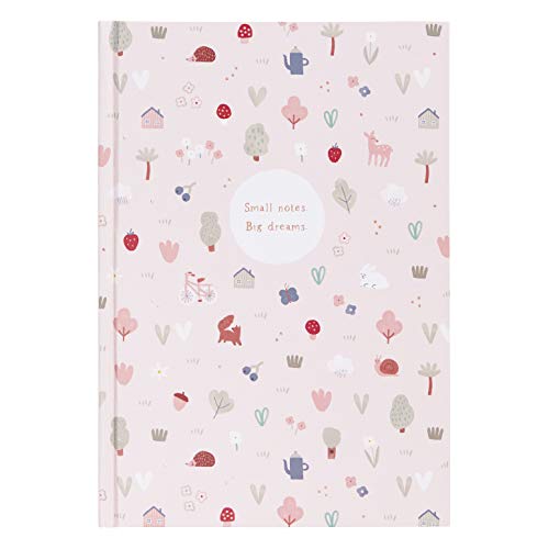 kikki.K Woodland Wanders Designer Collection - B5 Feature Journal, Constructed with 140 GSM Paper, Features a Hard Cover with 200 Pages of Lined, Blank and Quoted Designs