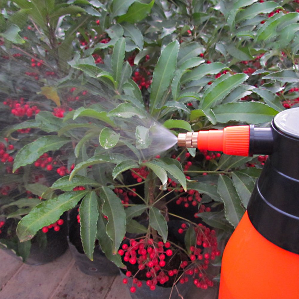 MyLifeUNIT Hand Pressure Sprayer, Spray Bottle with Adjustable Pressure Nozzle for Plants, 35OZ
