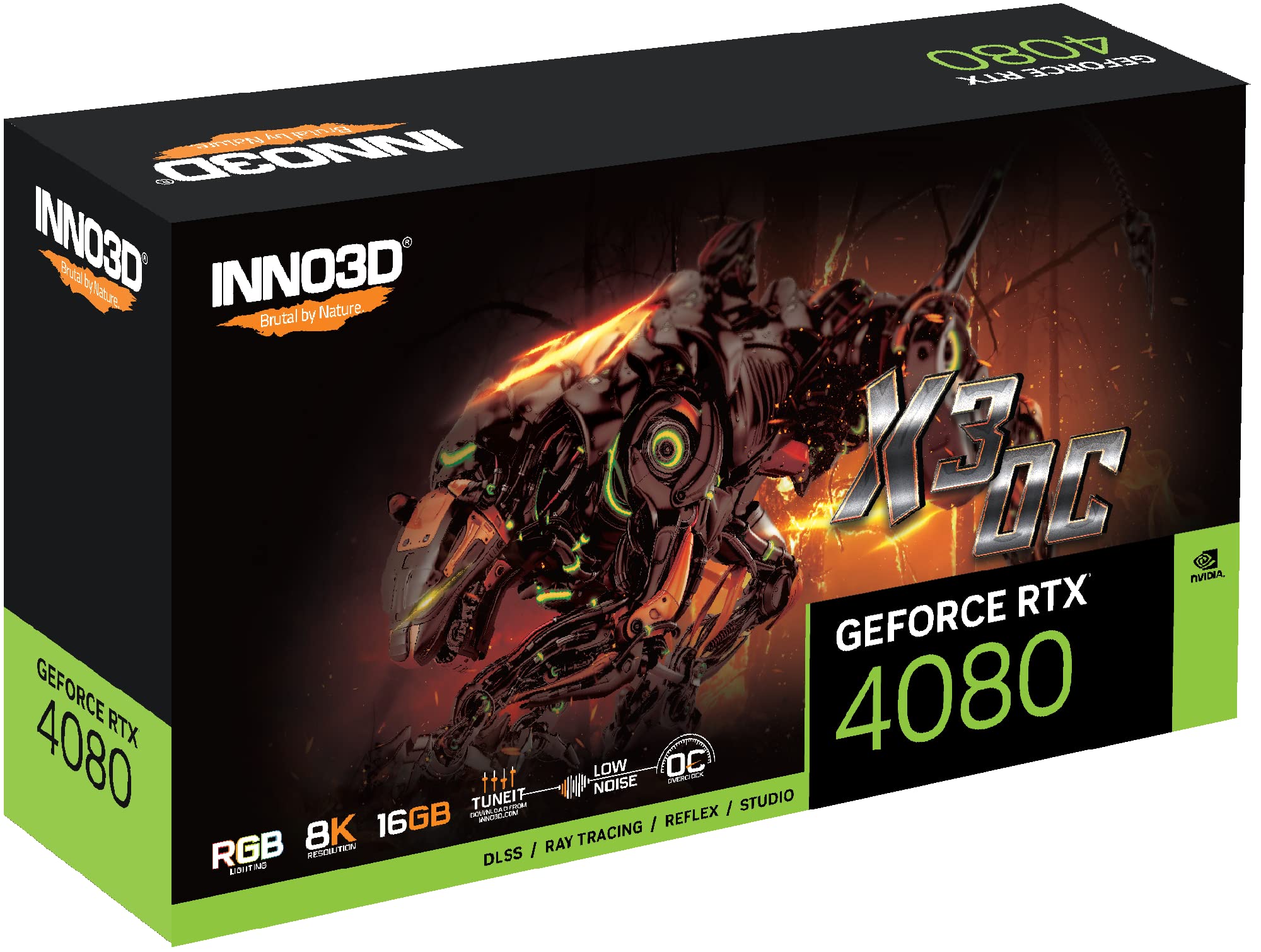 Inno3D GeForce RTX 4080 X3 OC NVIDIA 16 GB GDDR6X