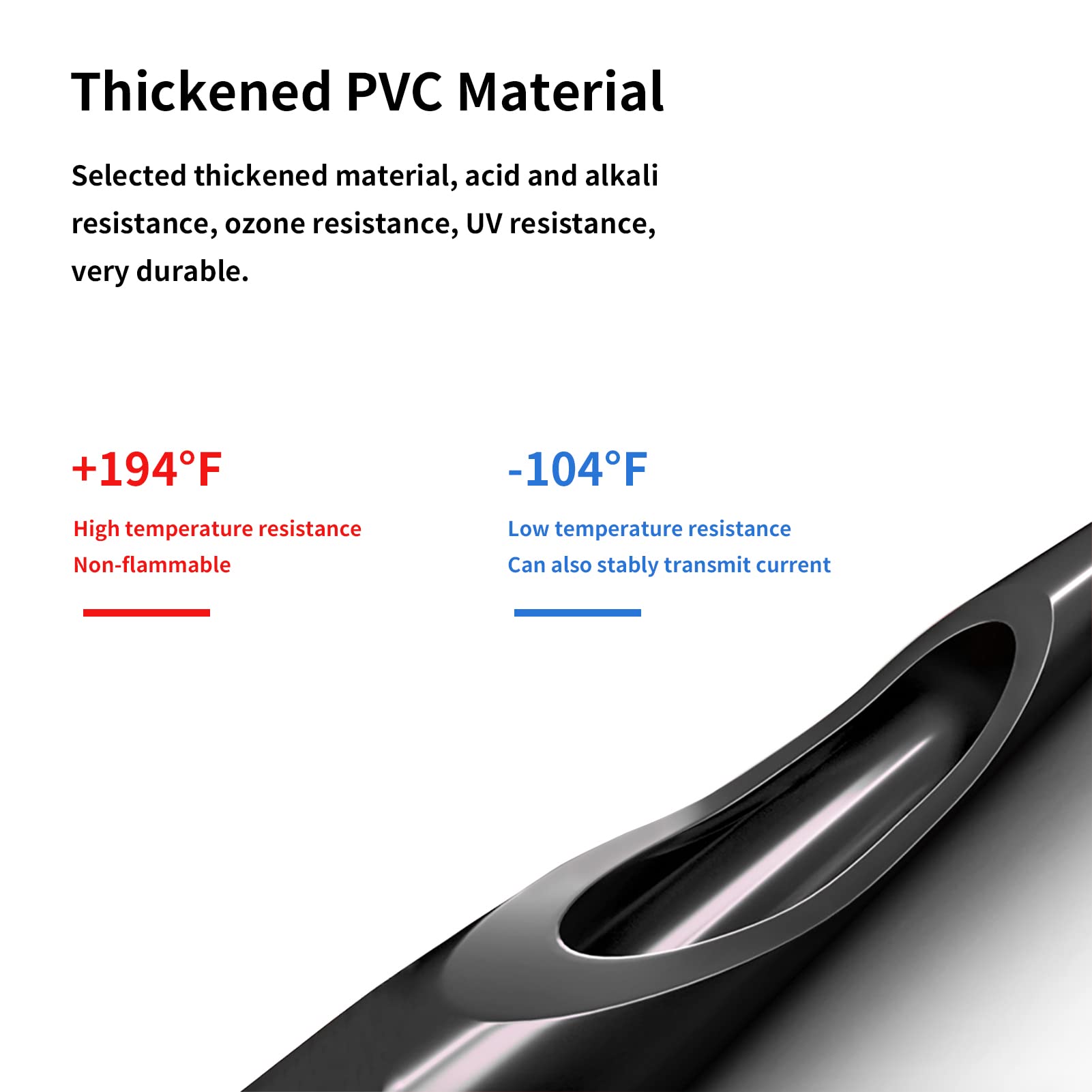 PowMr Solar Panel Wire 98FT Black 10AWG (6mm²) Tinned Copper Wire, PV Wire Solar Extension Cable, Solar Panel Cable for Solar Panel Automotive RV Boat Marine Outdoor,10AWG 98Ft Black