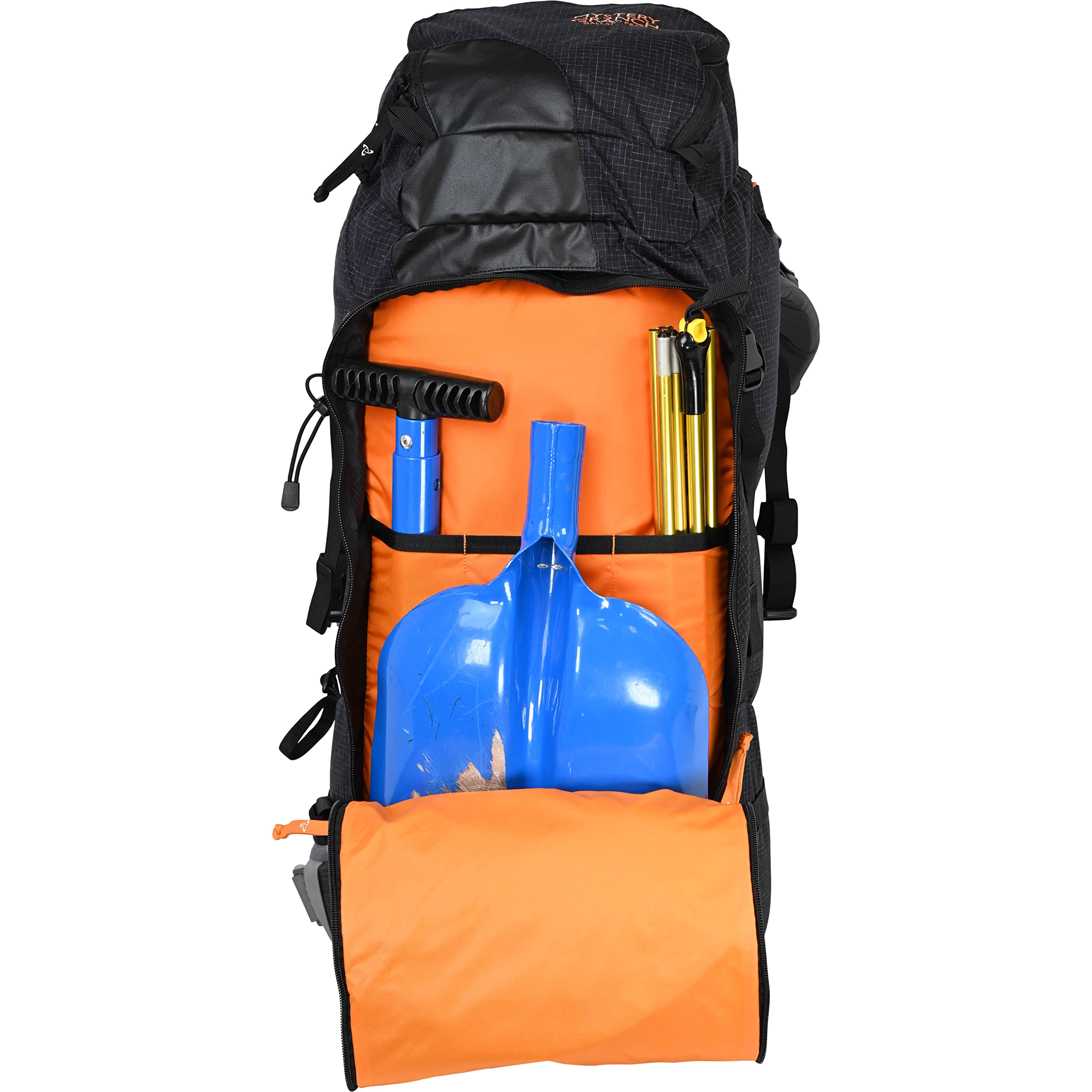Mystery Ranch Gallatin 40 Peak Pack - Water-Resistant Skiing Bag, Black, Small/Medium