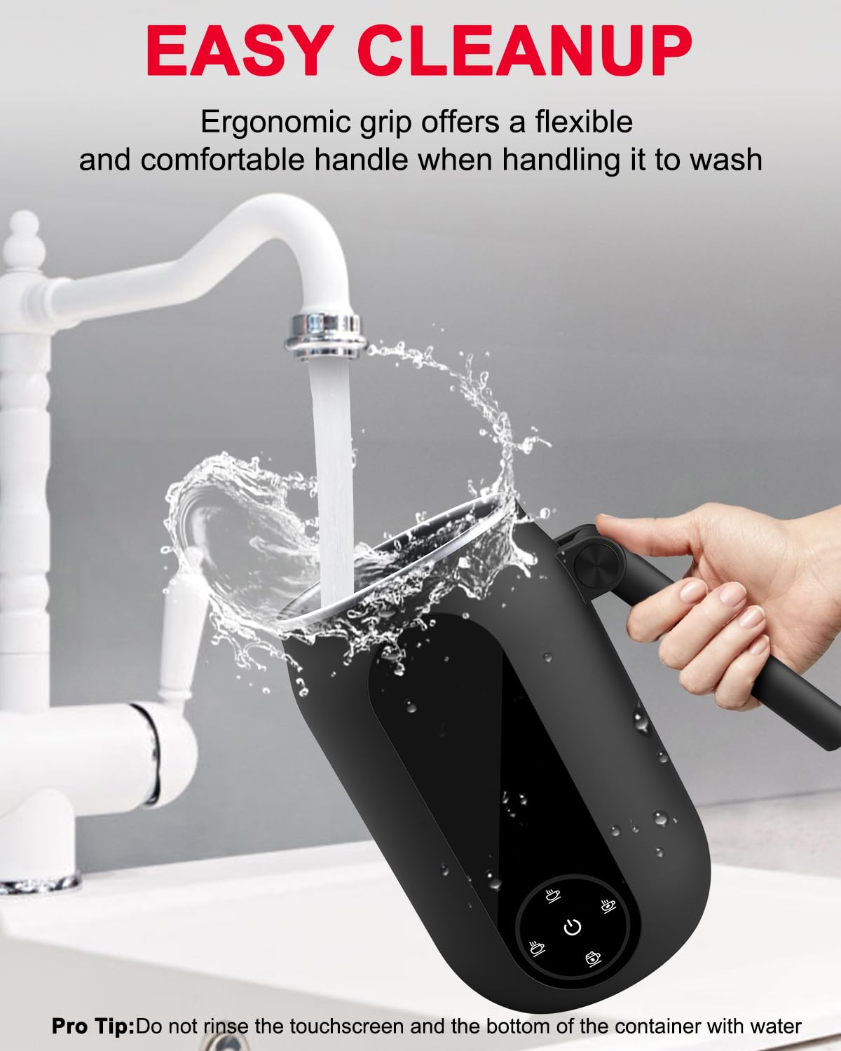 MOFOKEAY Milk Frother, Frother for Coffee, 4 IN 1 Automatic Hot and Cold Foam Maker, Milk Steamer for Latte, Cappuccinos, Macchiato & Hot Chocolate Milk Warmer with Temperature Control & Auto Shut-Off