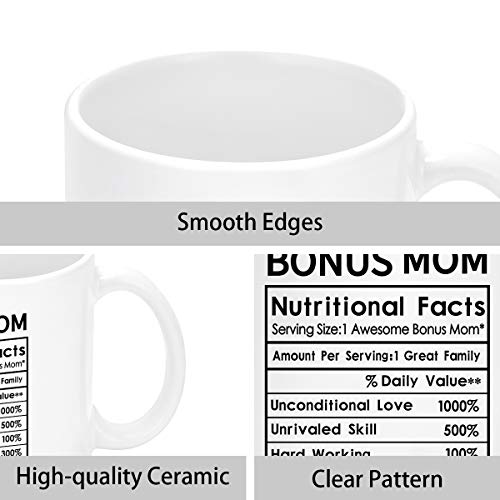 Mom Coffee Mug Mom Nutritional Facts Mugs for Mom from Daughter Son Funny Mom Coffee Mug for Mom for Women Mom Coffee Cups 11 Oz White