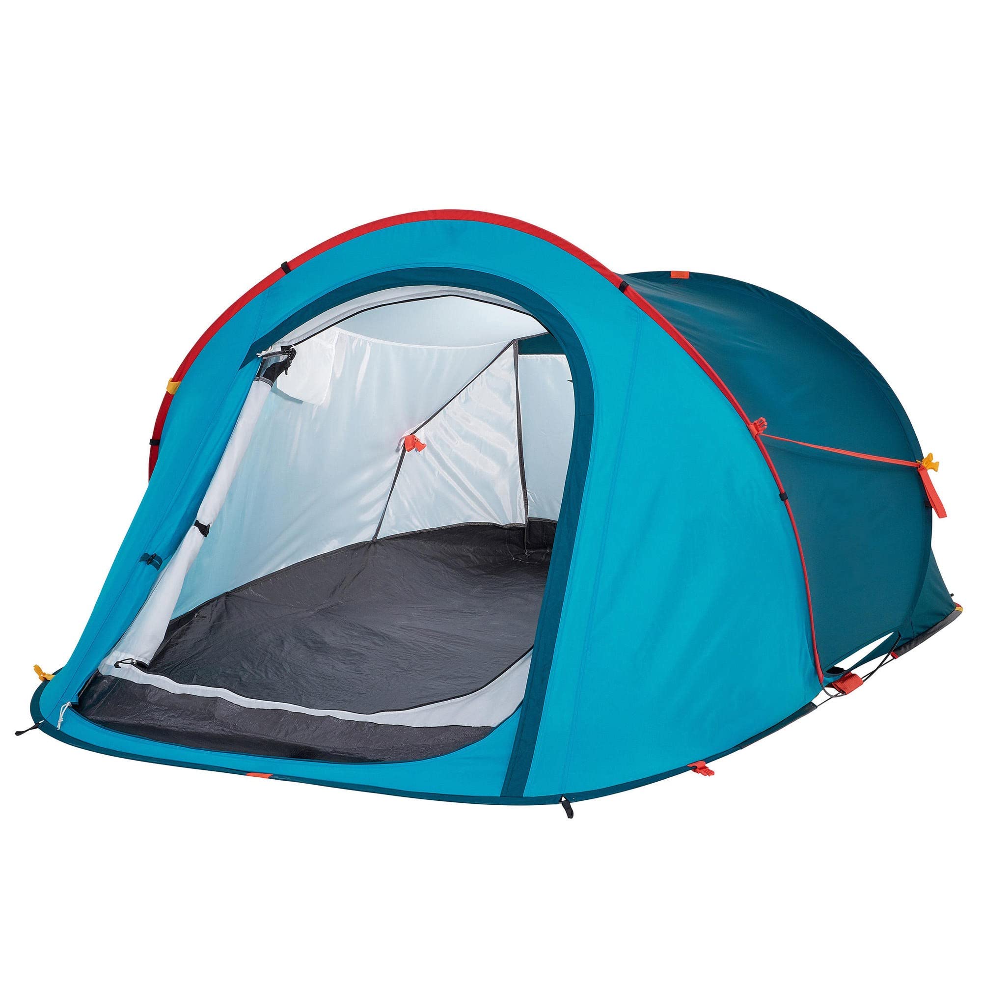 Portable Outdoor Camping Tent, Waterproof, Windproof, Instant 2-Second pop-up Tent, 47.2"X 82.7 inch, Blue, for Two People