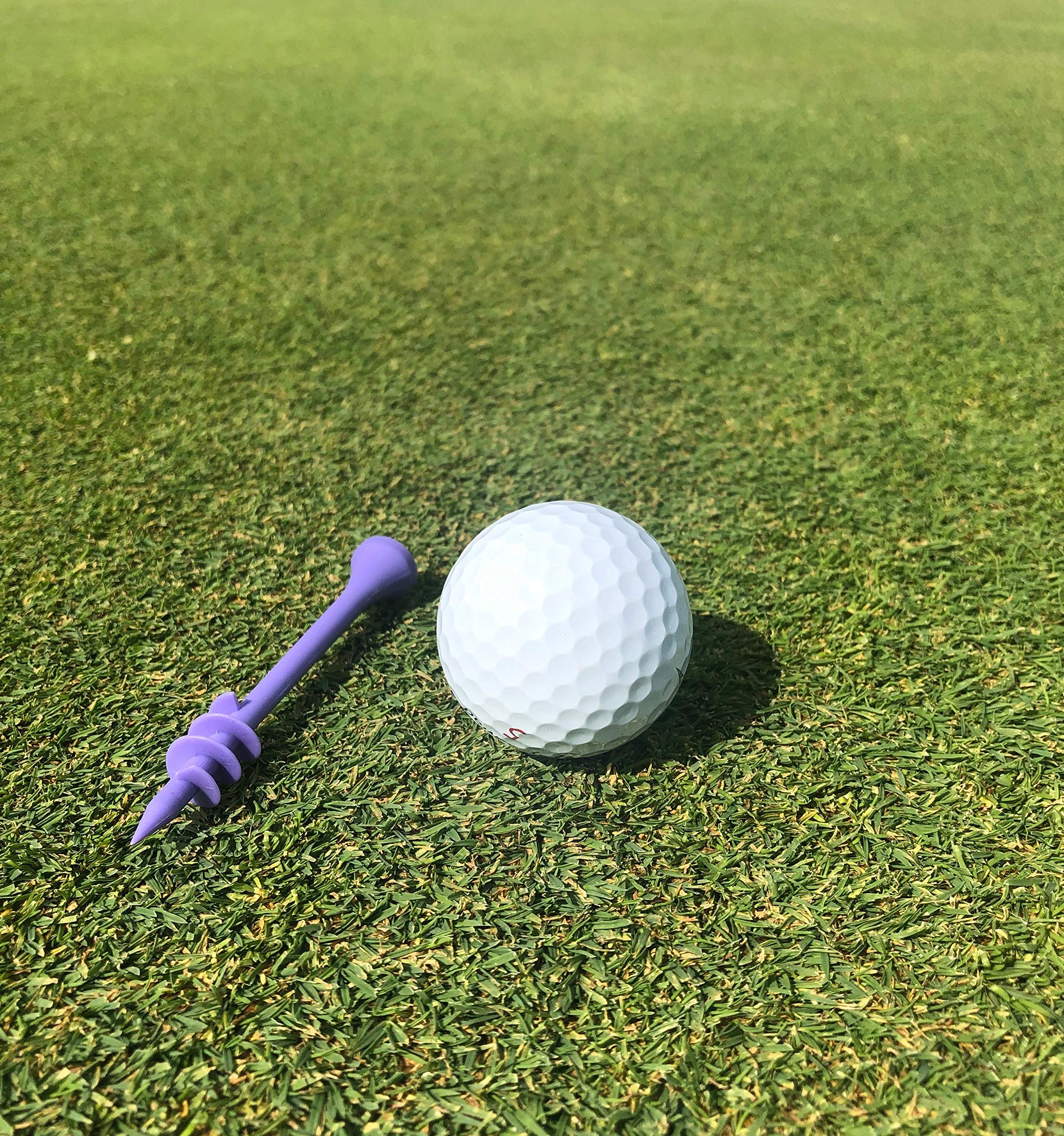 Keyfit Tools Anchor Golf Range Tees for Driver 3 1/4 Inch ~Screw In Tee So They Don’t Launch Out Into The Range ~Stop Looking, Chasing, Bending Over & Stepping Out into the Range To Retrieve Your Tees