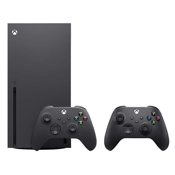 Microsoft Xbox Series X 1TB SSD Gaming Console - Additional Black Controller, 8X Cores Zen 2 CPU, 12 TFLOPS. RDNA 2 GPU, 16GB DDR6 RAM, Up to 120 FPS, 8K HDR, 4K UHD- Blu-Ray