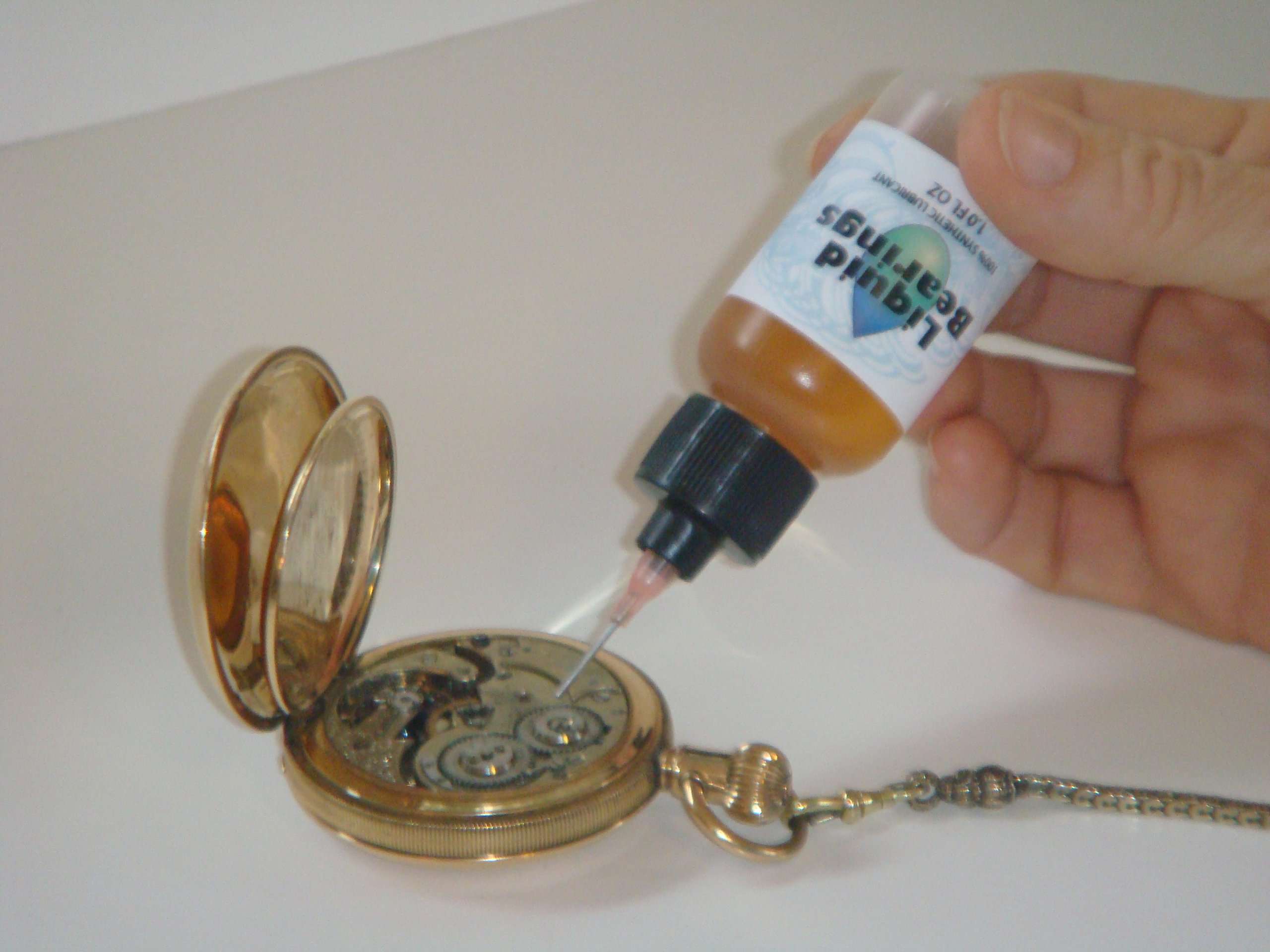 Liquid Bearings 100%-Synthetic Oil for Squeaky Office Chairs, Sticky File Cabinet Drawers, and All Office Equipment