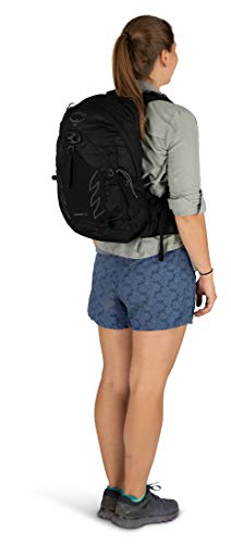 Osprey Tempest 20L Women's Hiking Backpack with Hipbelt, Stealth Black, WM/L